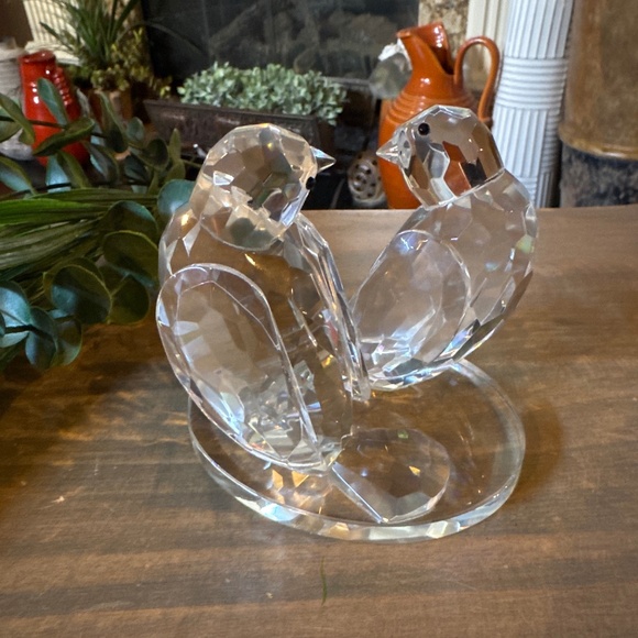 Shannon Crystal | Accents | Vintage Shannon Crystal Faceted Love Birds ...
